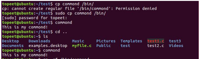 11、Linux 编写第一个自己的命令 | 立创开发板技术文档中心